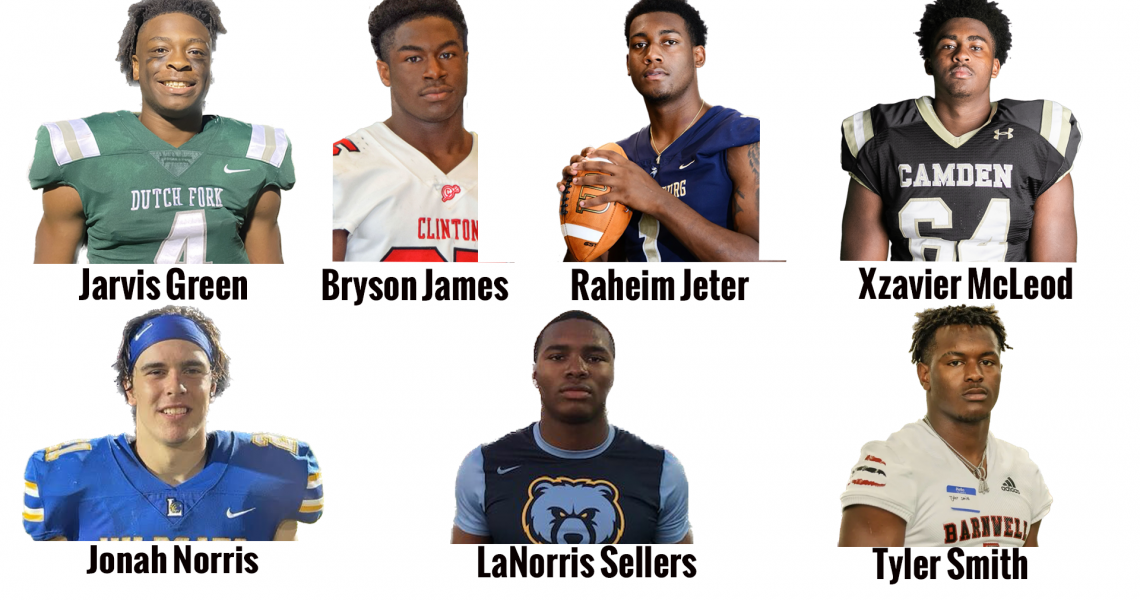 Seven Finalists Named For South Carolina’s 2021 Mr. Football Award ...